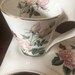 Adeline Pink Roses Fine Porcelain Cup and Plate Set - Etsy