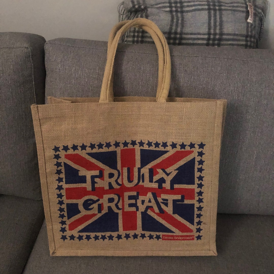 Emma Bridgewater Union Jack Jute Eco Tote Bag - Etsy