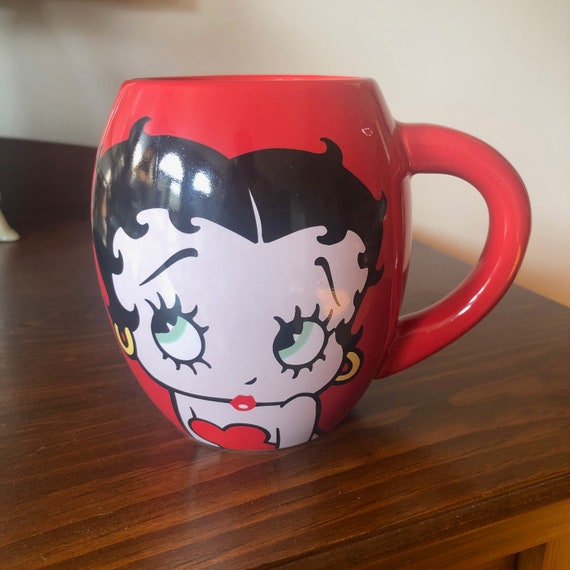 Betty Boop Red Mug | Etsy