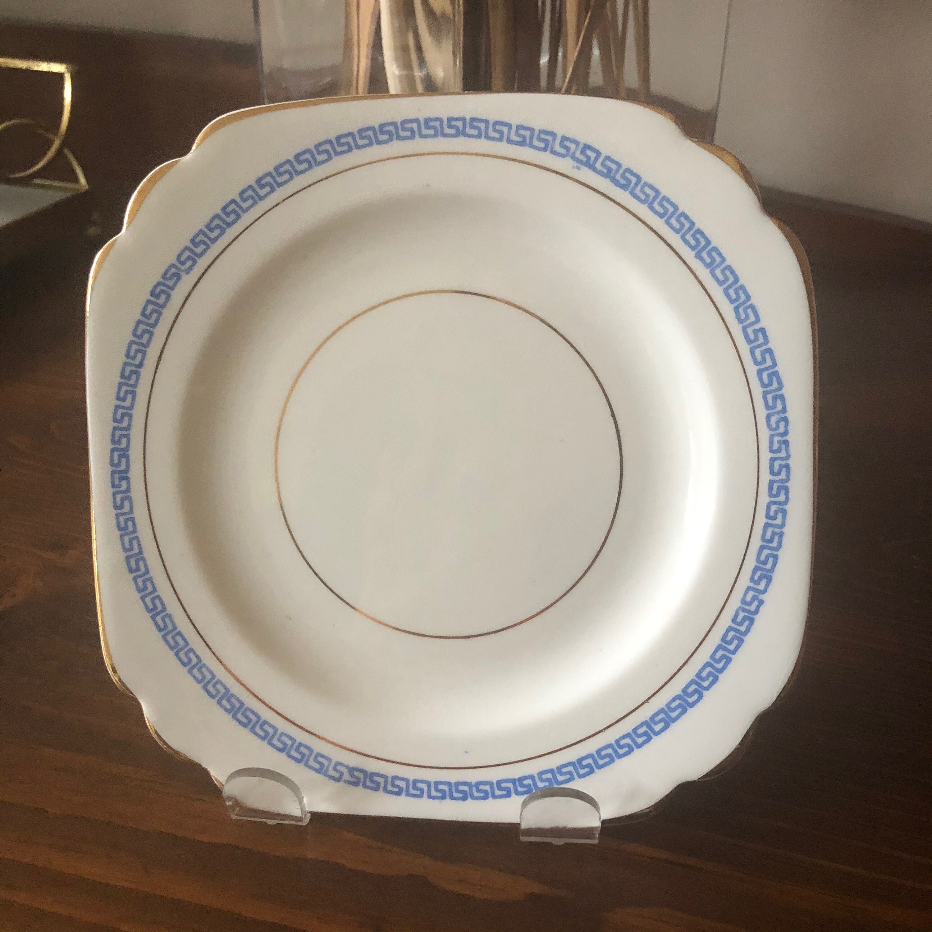 Victoria C & E Greek Key Plate 2 Available - Etsy