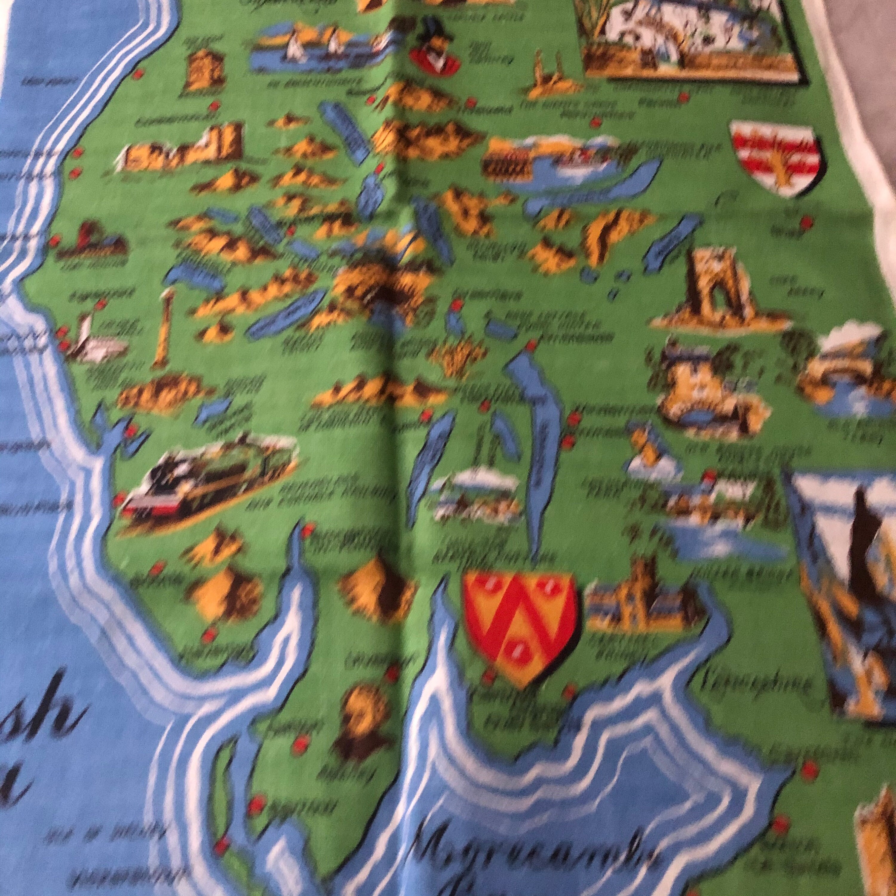 Ulster English Lakeland Irish Linen Vintage Tea Towel - Etsy Singapore