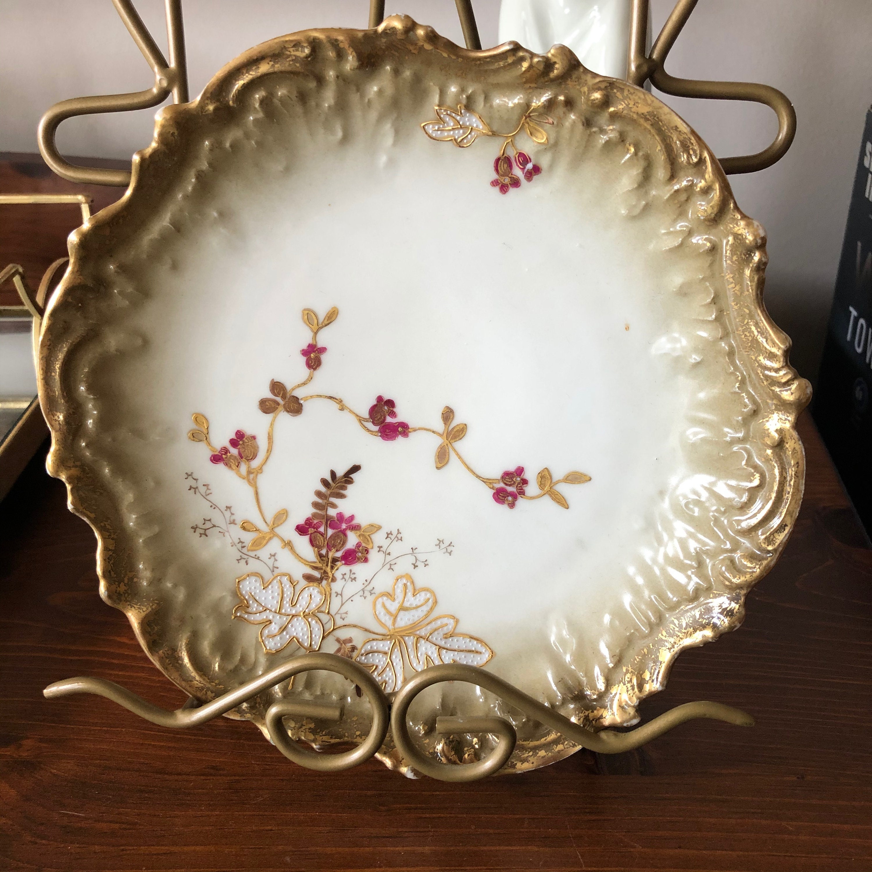 Antique Limoges AK France Hand Painted Porcelain Plate - Etsy Antique Limoges AK France Hand Painted Porcelain Plate - Etsy