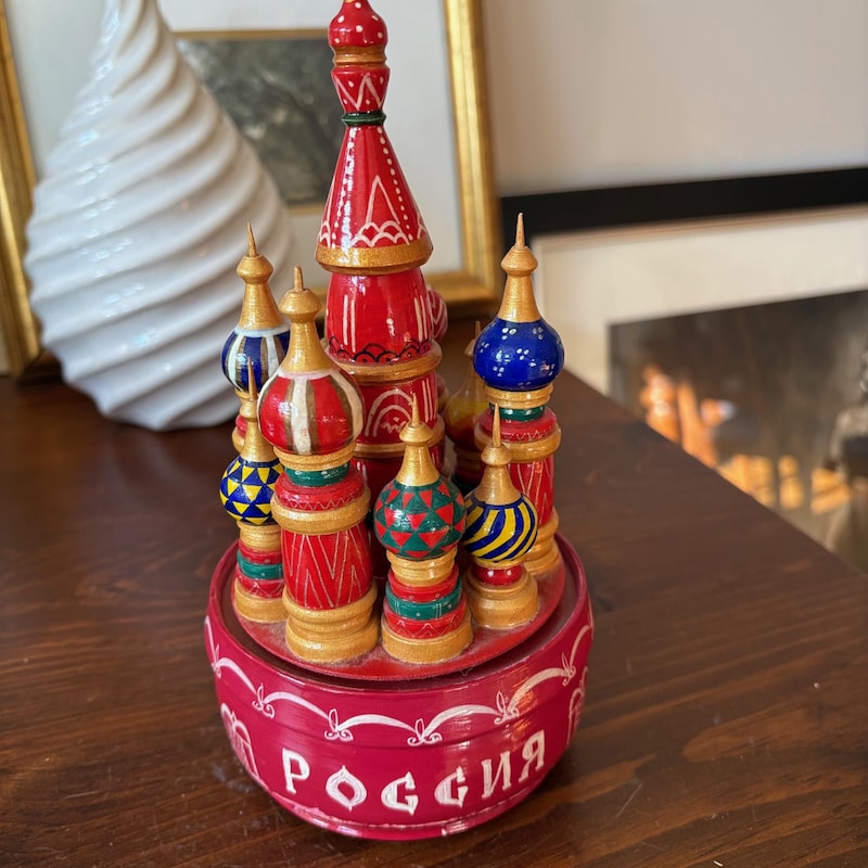 Russian Painted Music Box - Etsy