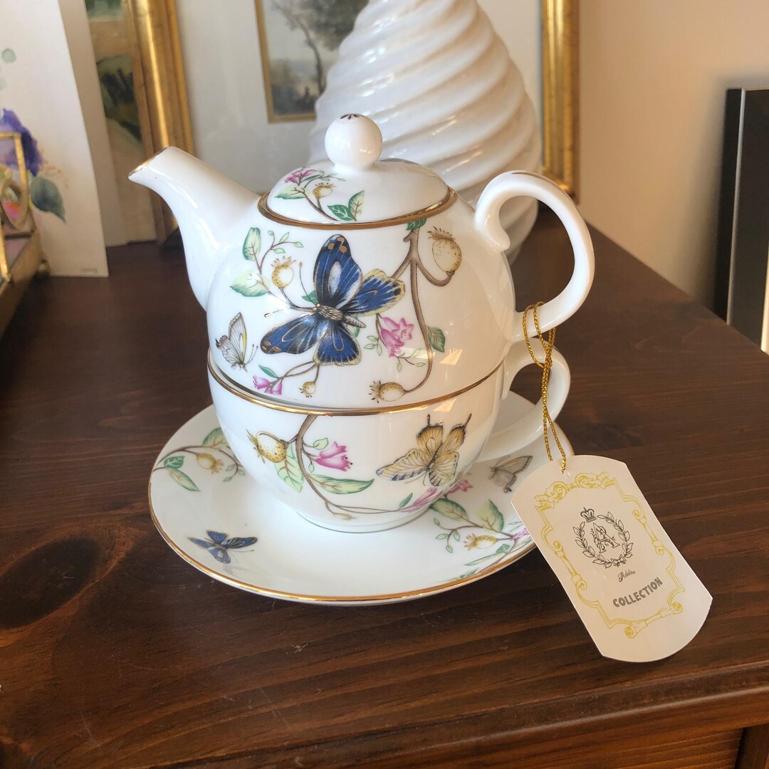 Adeline BUTTERFLIES England Design Tea for One Set - Etsy