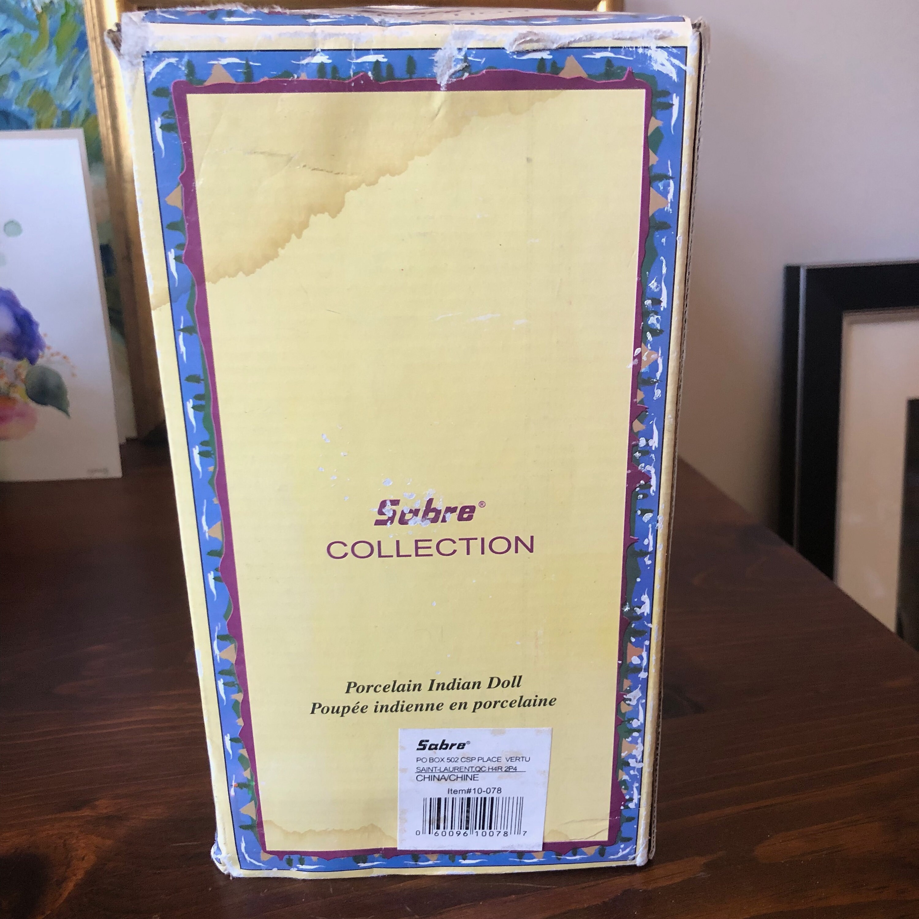 Sabre Indian Aboriginal Indigenous Porcelain Small Doll - Etsy