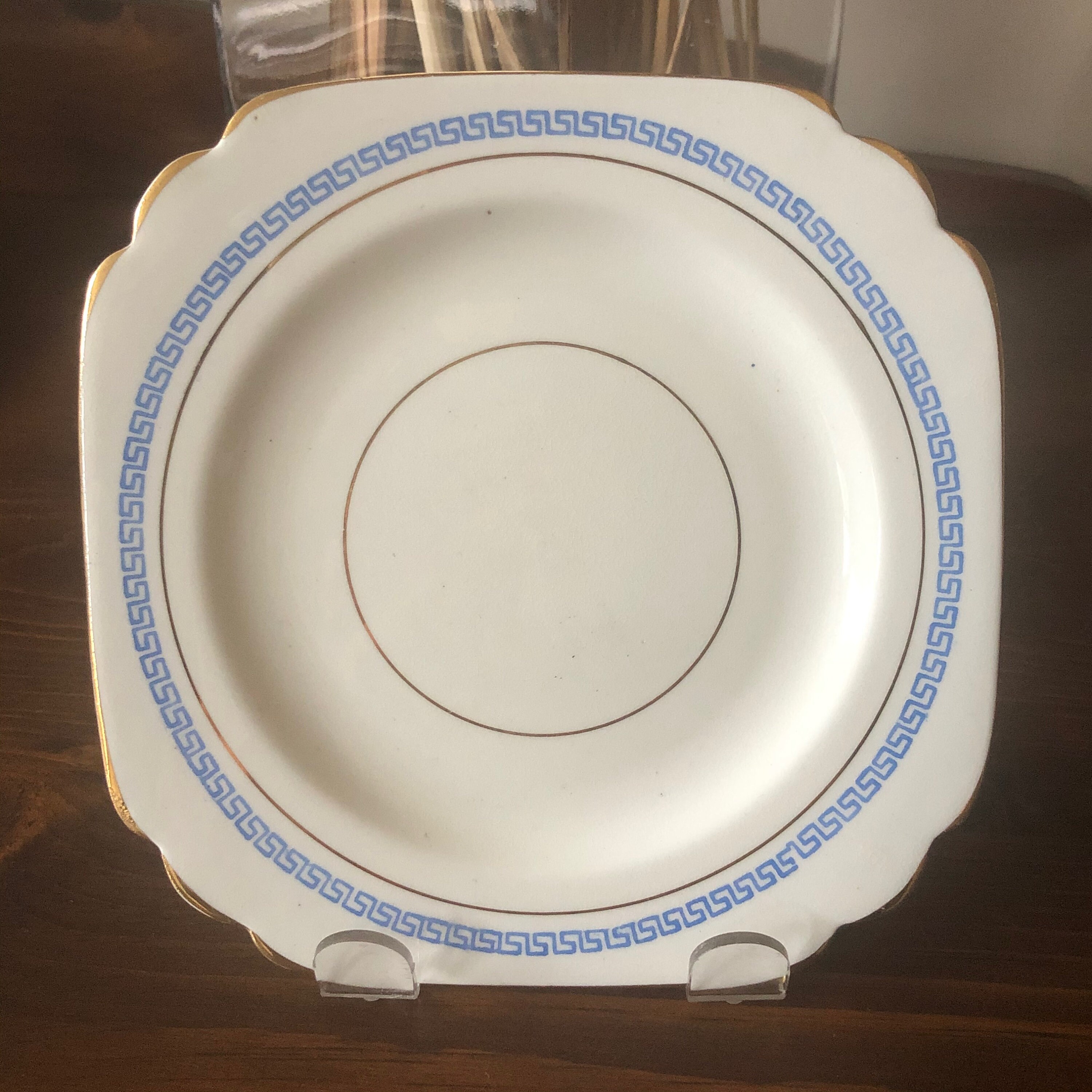 Victoria C & E Greek Key Plate 2 Available - Etsy