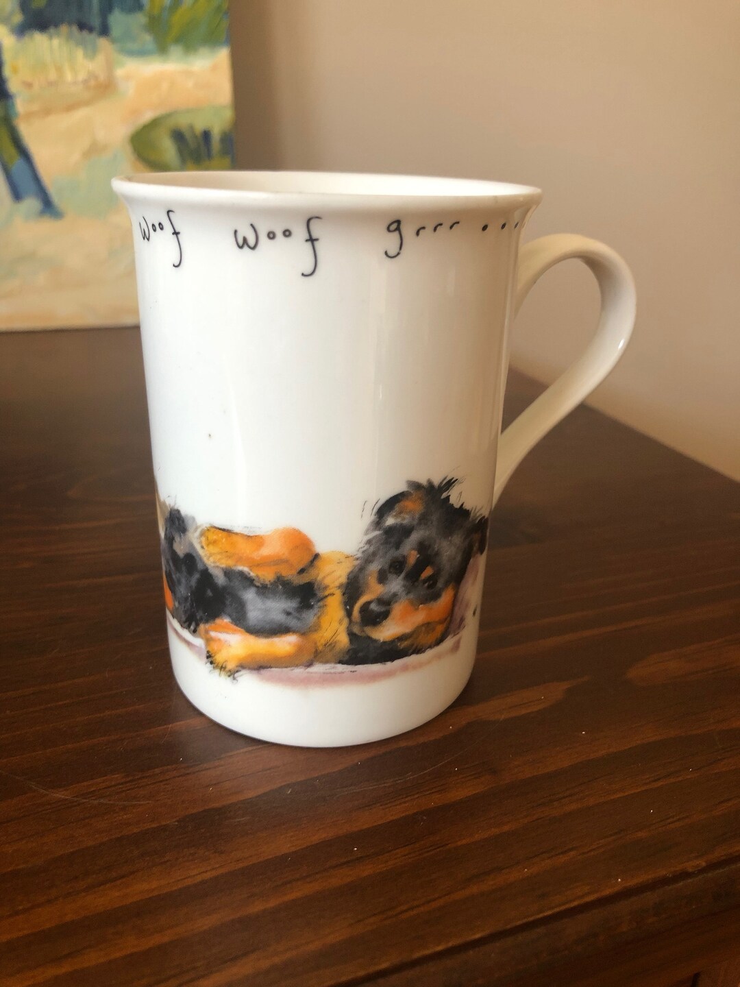 Woof Woof Grr Dog Mug Set of 2 - Etsy Österreich