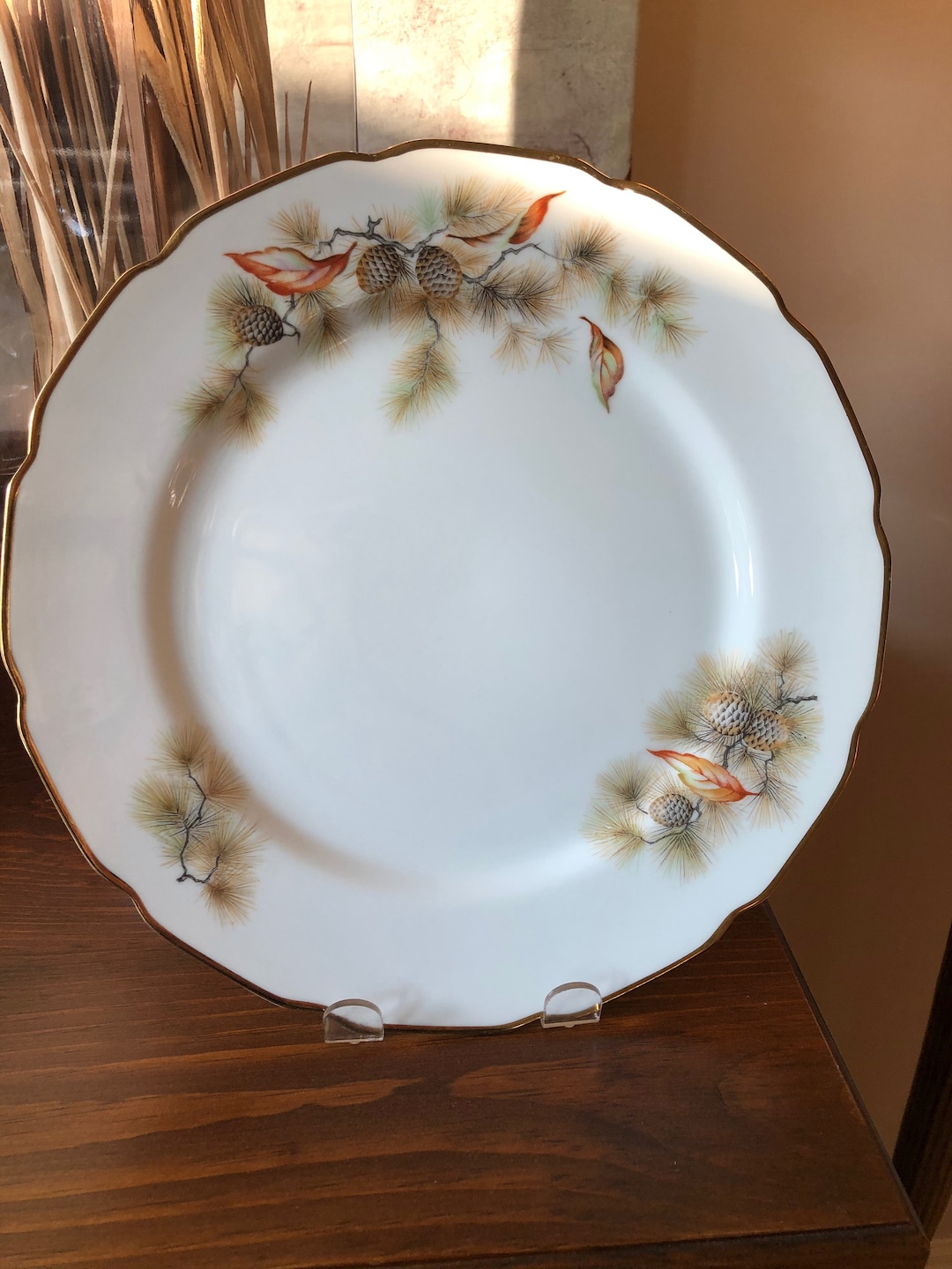 Vintage Pine Tree Translucent Dinnerware Pieces - Etsy
