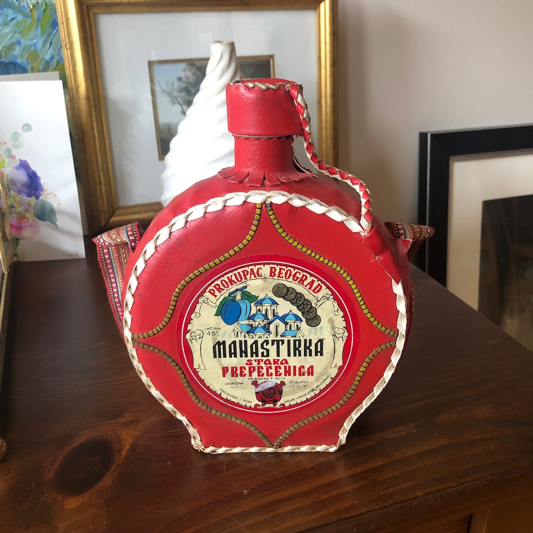 Vintage Prokupac Beograd Mahastirka Stara Prepecehica Canteen Bottle ...