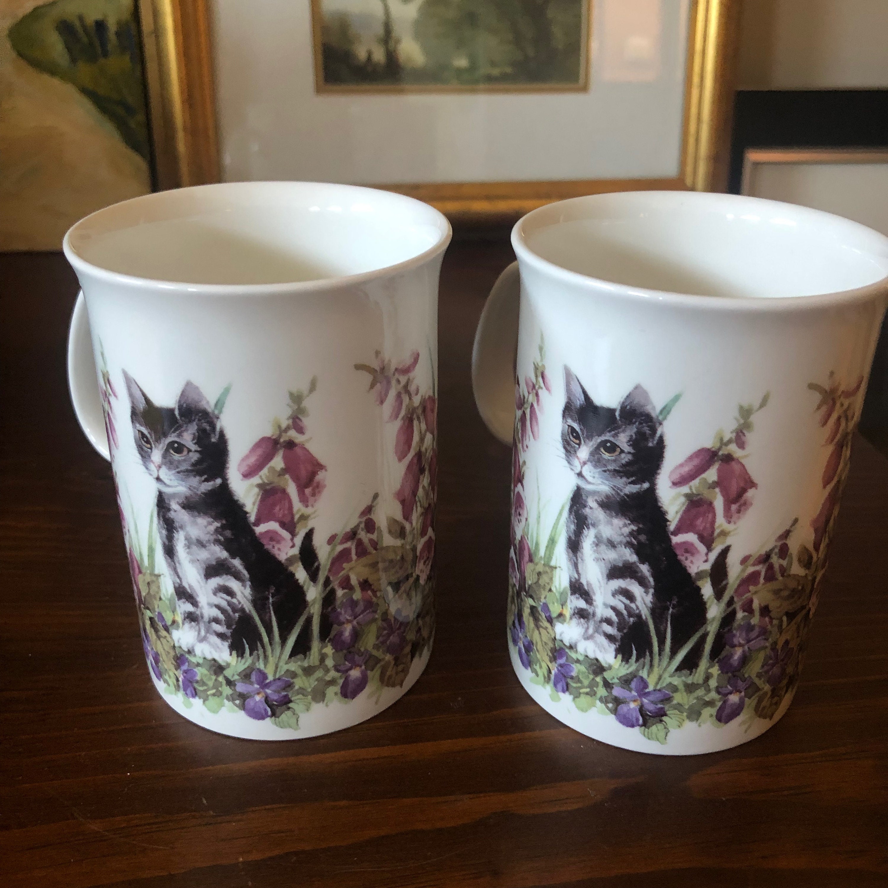 Vintage Jason Fine Bone China Garden Cats Mugs - You Choose Each Sold ...