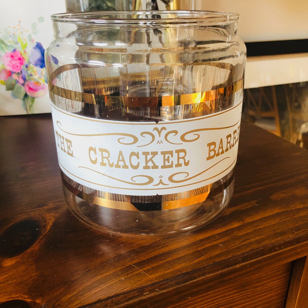 Vintage Cracker Barrel Pyrex Jar No Lid - Etsy