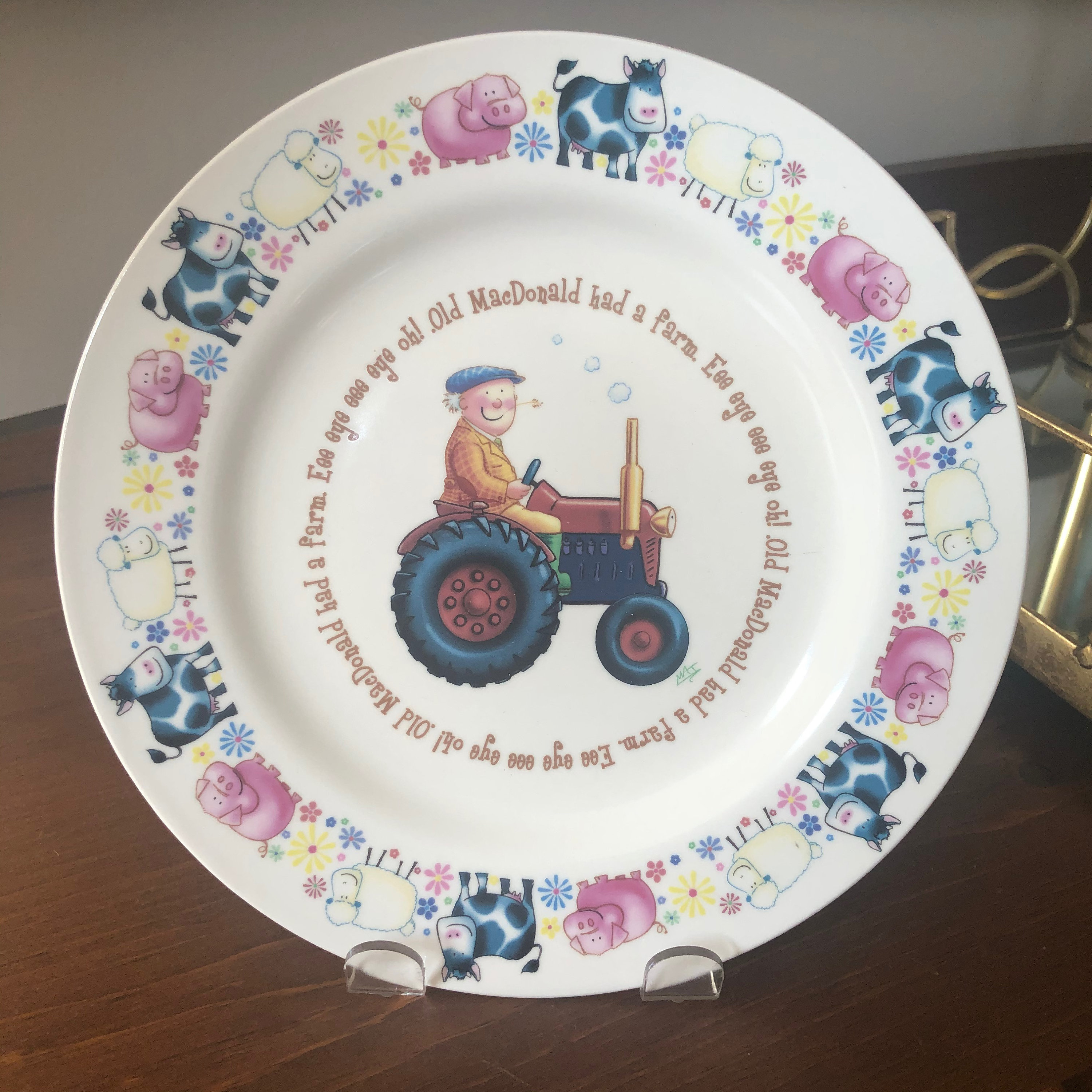 Anderton Pottery 1890 Old Macdonald Had a Farm Plate and Bowl Set - Etsy