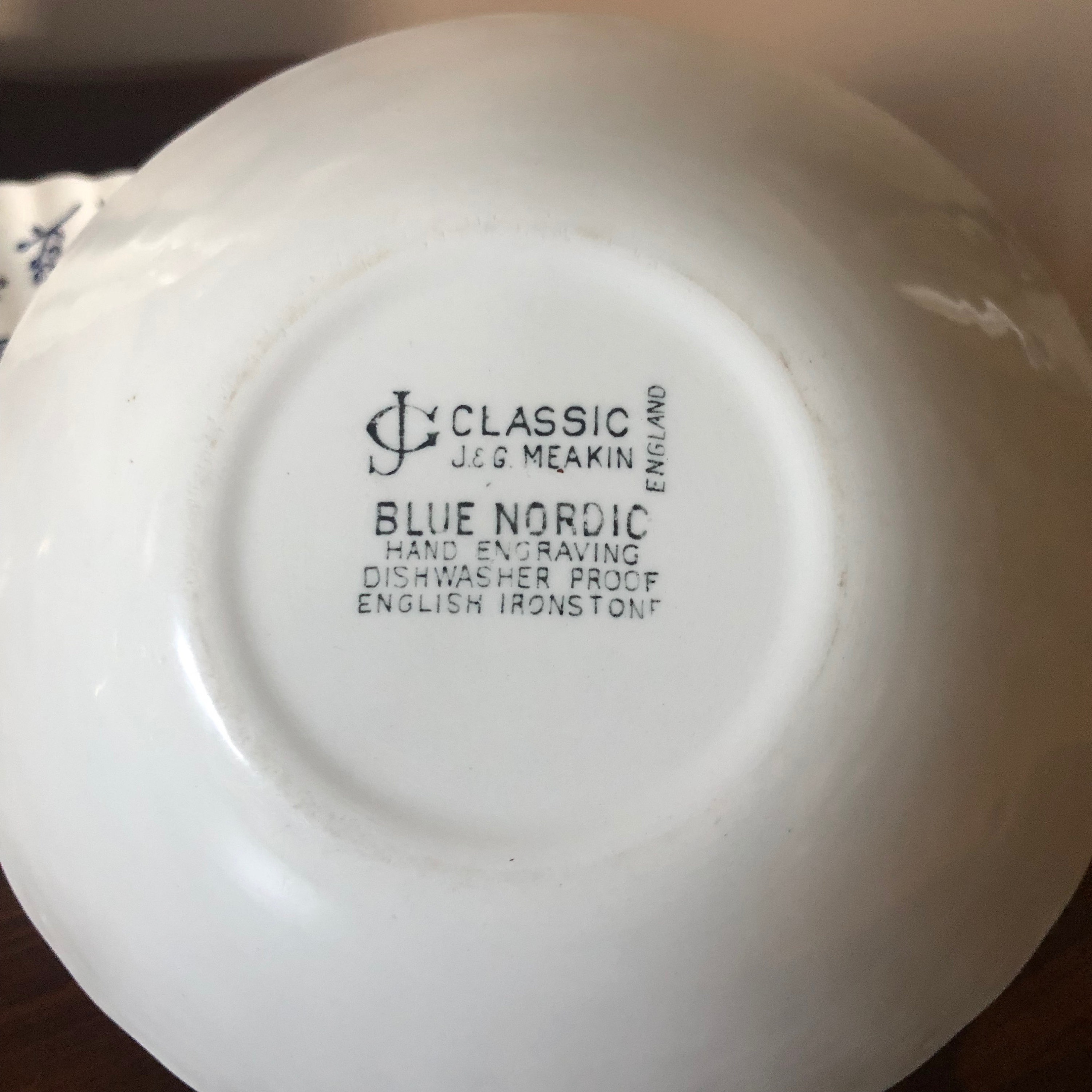 Vintage J & G Meakin Blue Nordic Dinnerware Pieces - Etsy