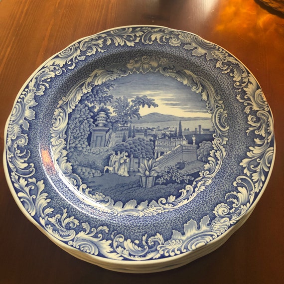 Spode Blue Room Collection Plates | Etsy