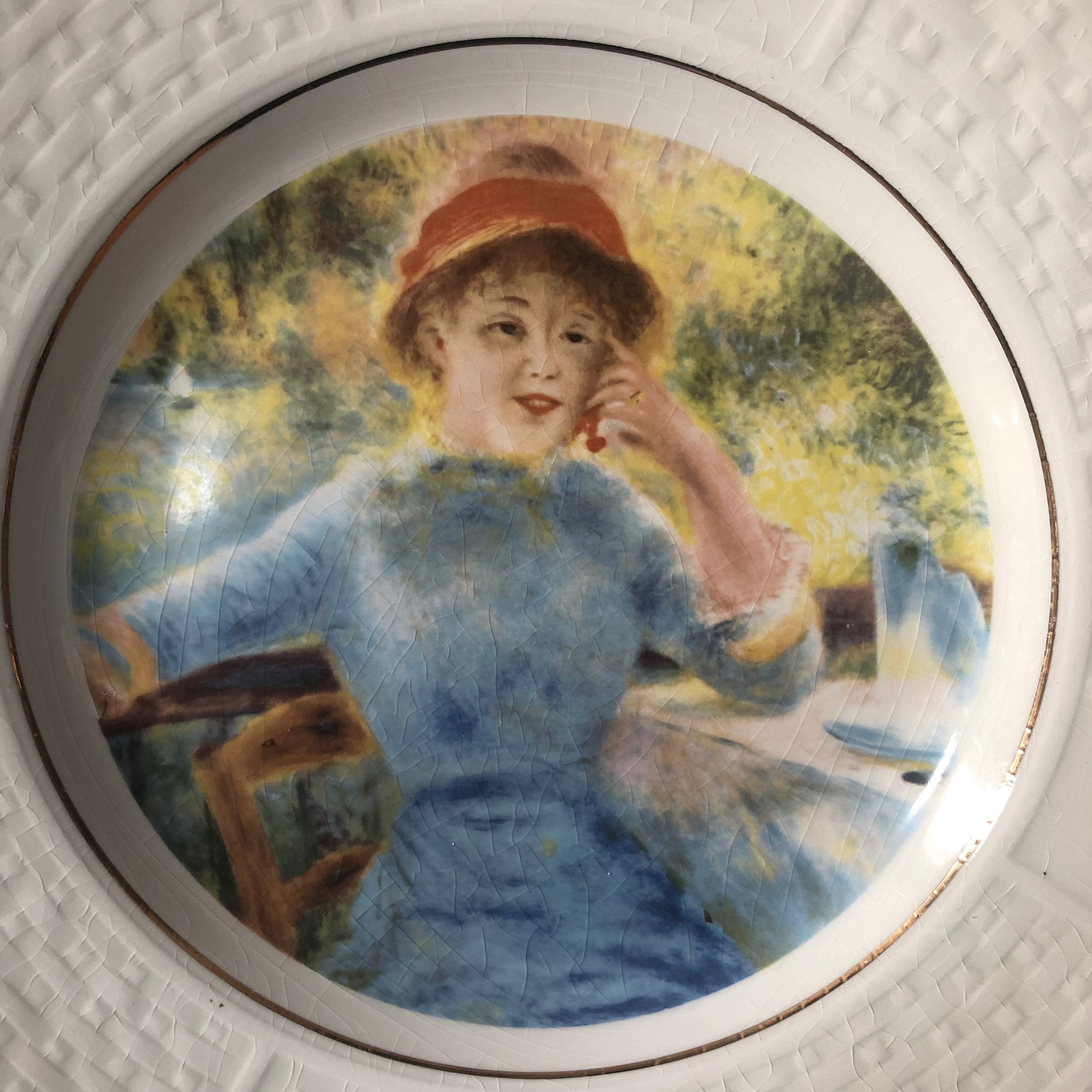 Vintage Wood and Sons Renoir the Inkeeper's Daughter Plate - Etsy