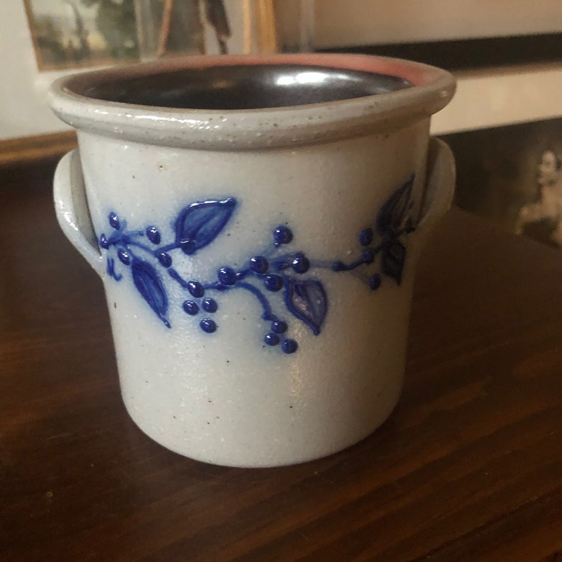 Salmon Falls Stoneware Crock Container - Etsy