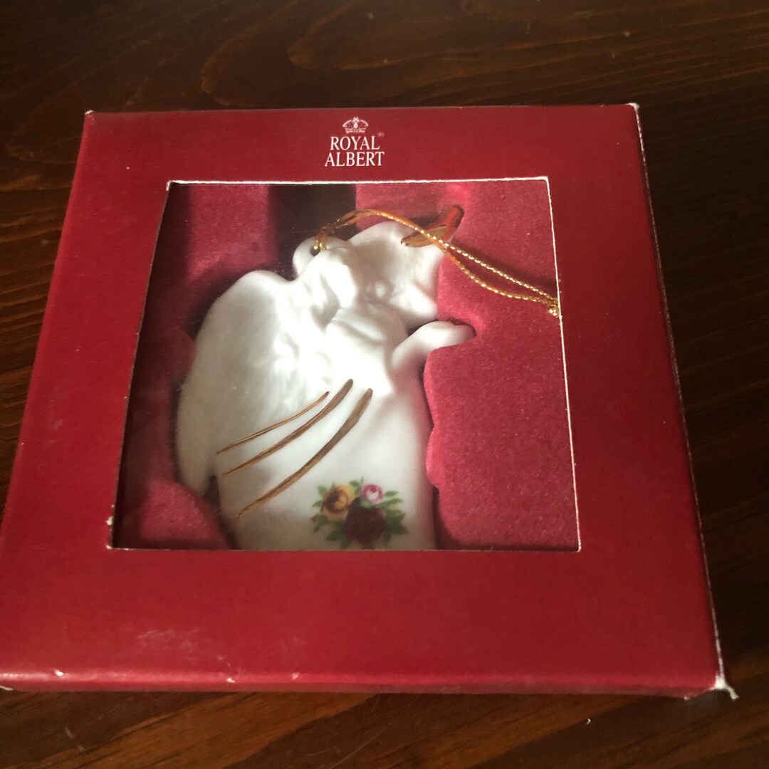 Royal Albert Old Country Roses Angel Ornament - Etsy