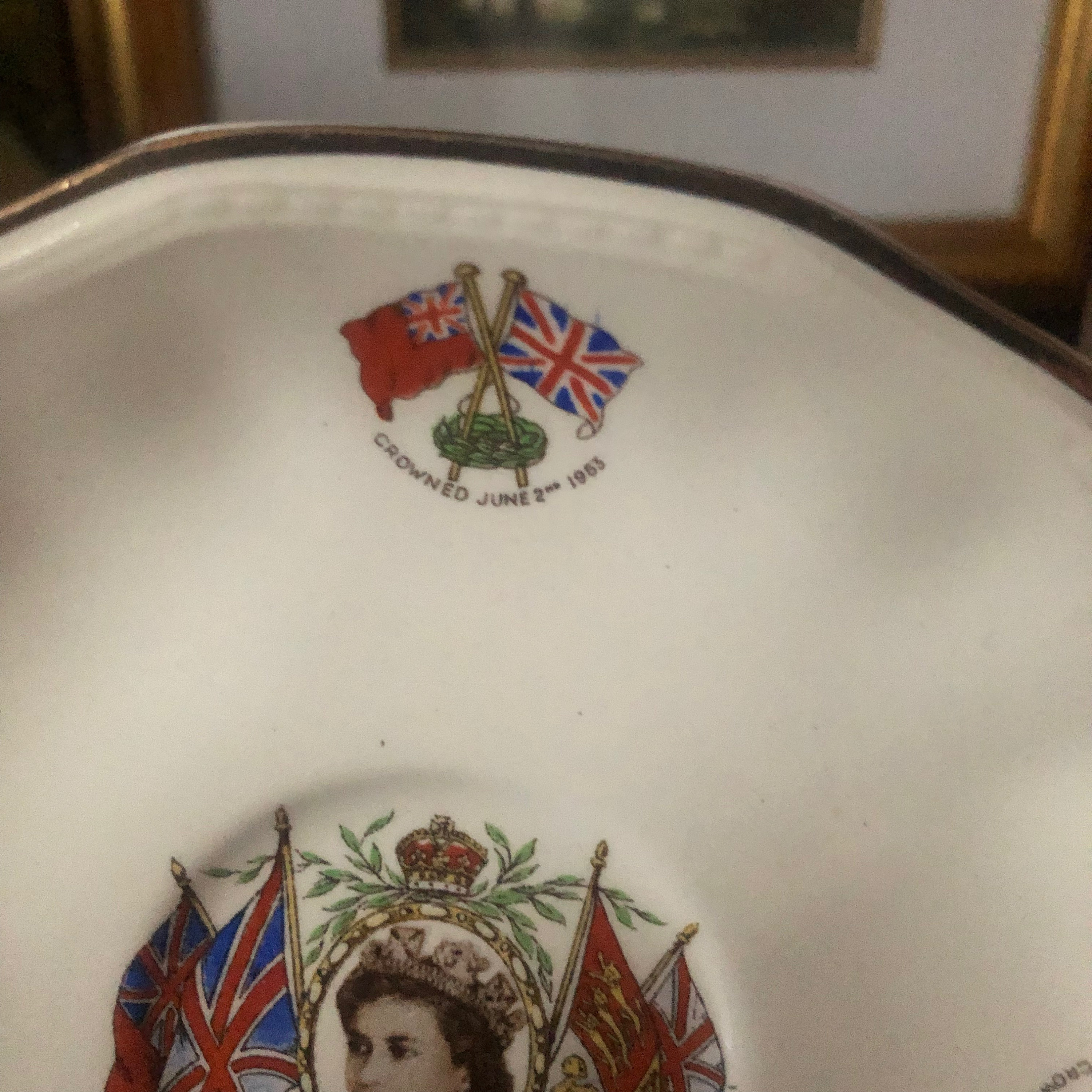 Vintage Alfred Meakin Queen Elizabeth Coronation Plate Saucer - Etsy