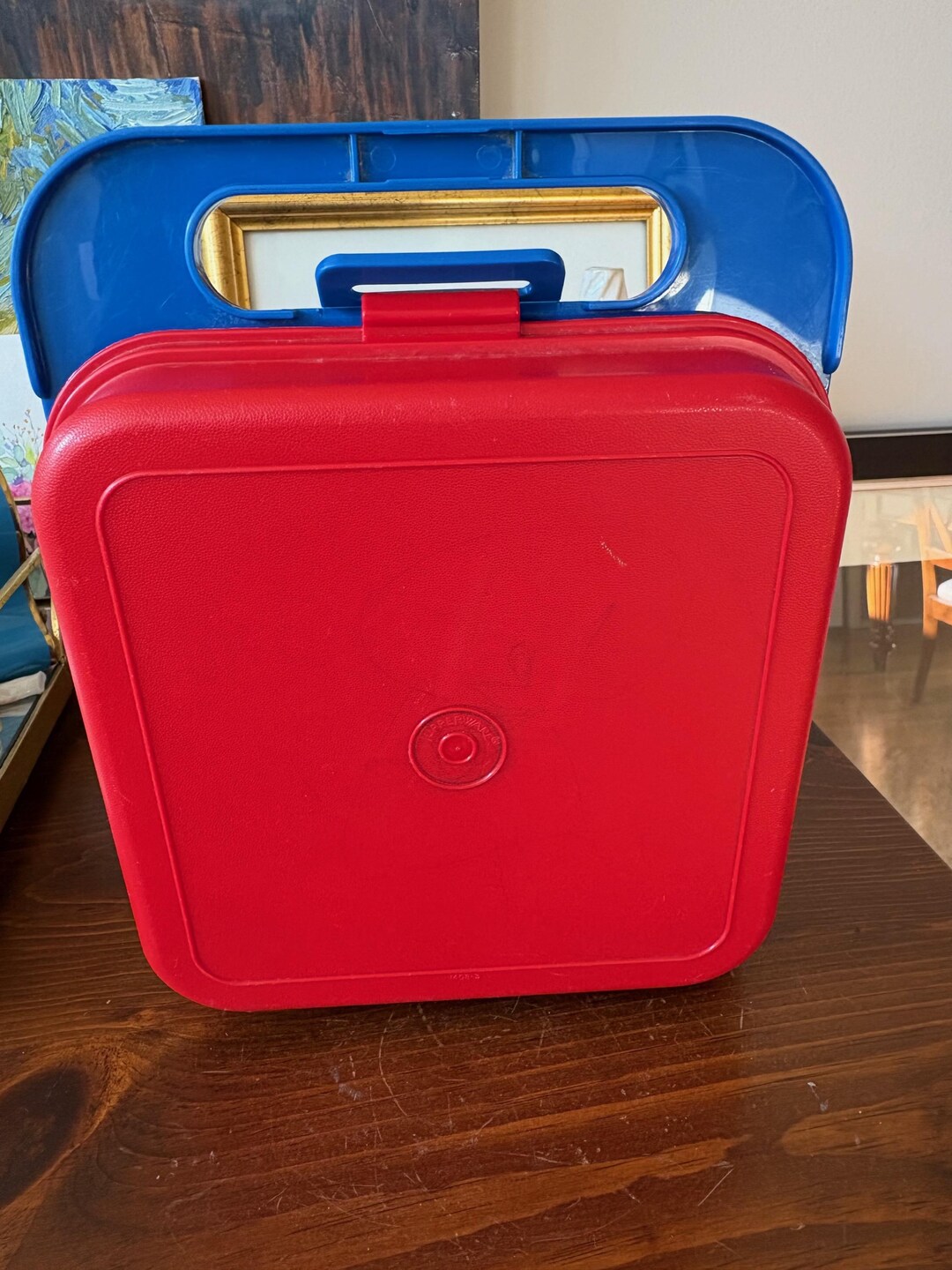 Vintage Tupperware 1980s Lunch Box With 8 Stencils - Etsy