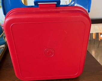 Tupperware Tupper Toys ABC Lunch Box Stencil Set Art Supplies Vintage ...