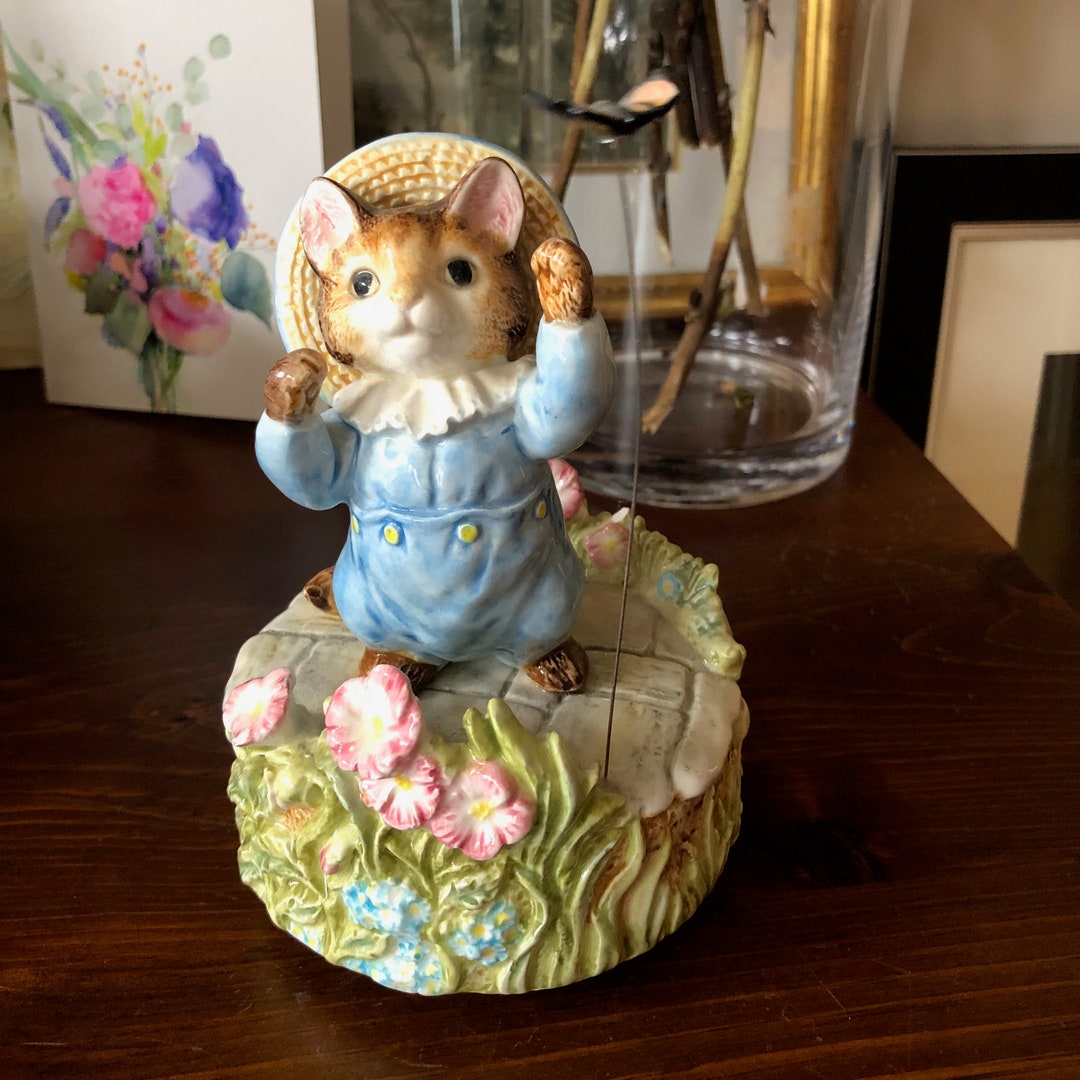 Vintage Enesco Beatrix Potter Music Box - Etsy
