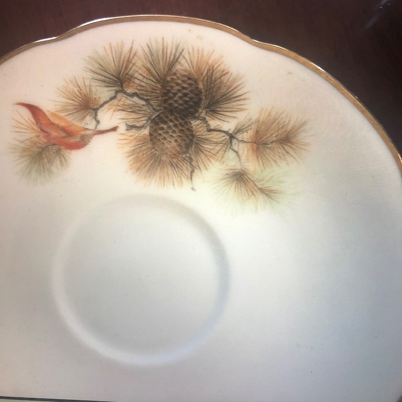 Vintage Pine Tree Translucent Dinnerware Pieces - Etsy