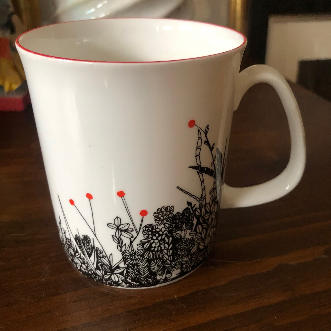 Hudson Middleton 1985 POPPIES by Ruth Russell Fine Bone China Made in ...