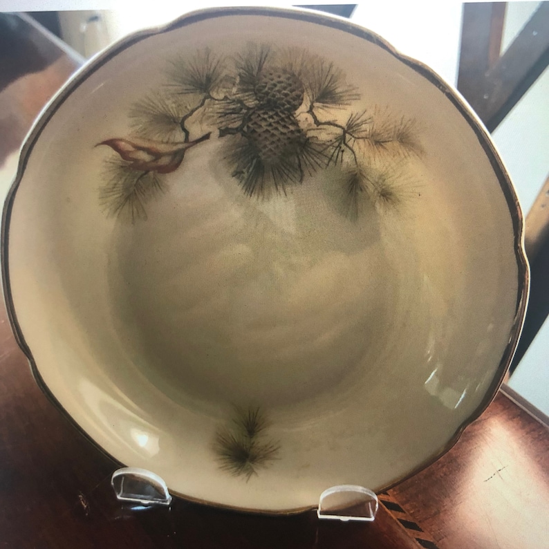 Vintage Pine Tree Translucent Dinnerware Pieces - Etsy