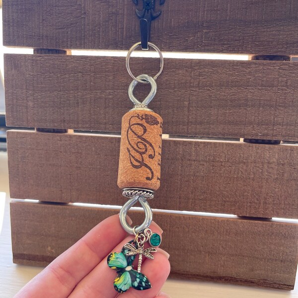 Cork Keychain - Etsy