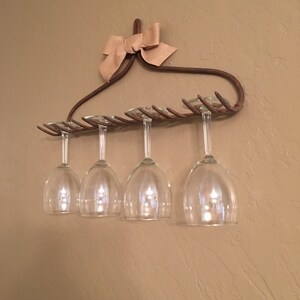 Wine Glass Rack, Wine Glass Holder, Vintage Wine Glass Wall Decor ...