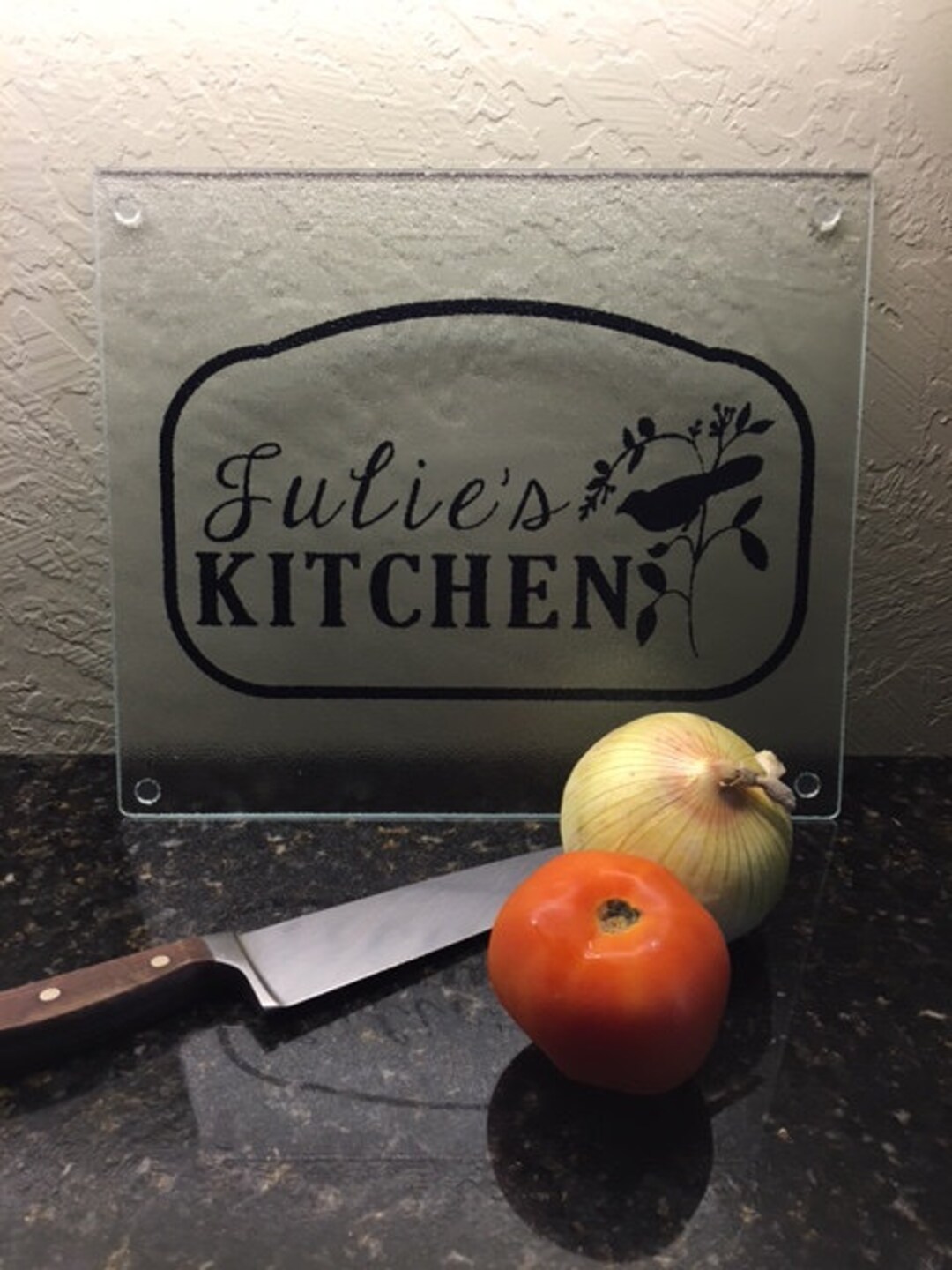 Glass Cutting Board Custom Cutting Board Personalized - Etsy