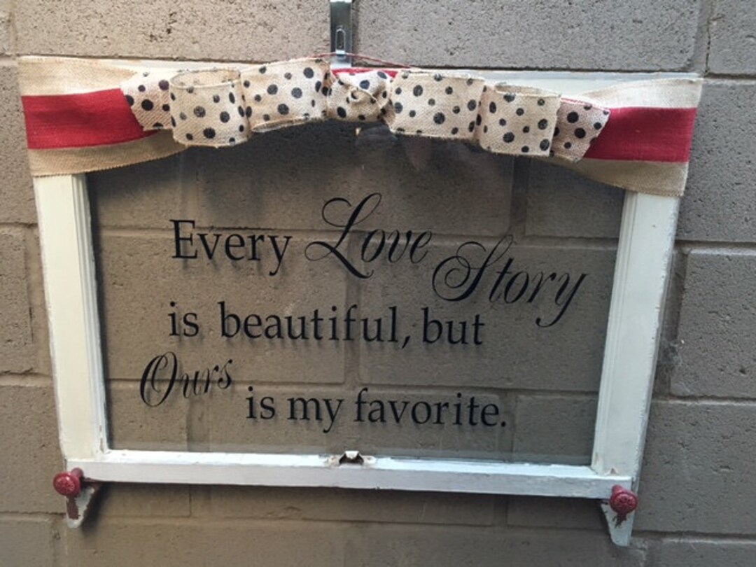 Old Wood Window, Vintage Window, Repurposed Window, Rustic Decor ...