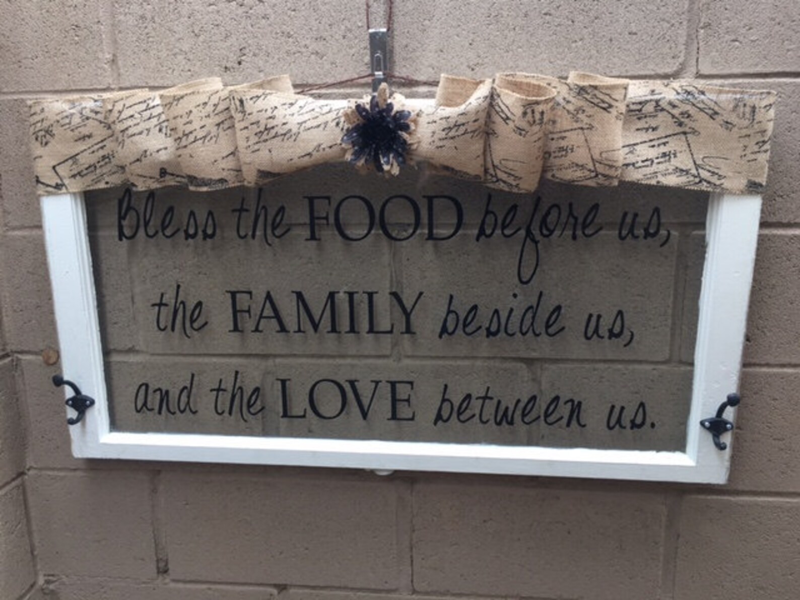 Wood Window, Vintage Window, Repurposed Window, Rustic Decor, Shabby ...