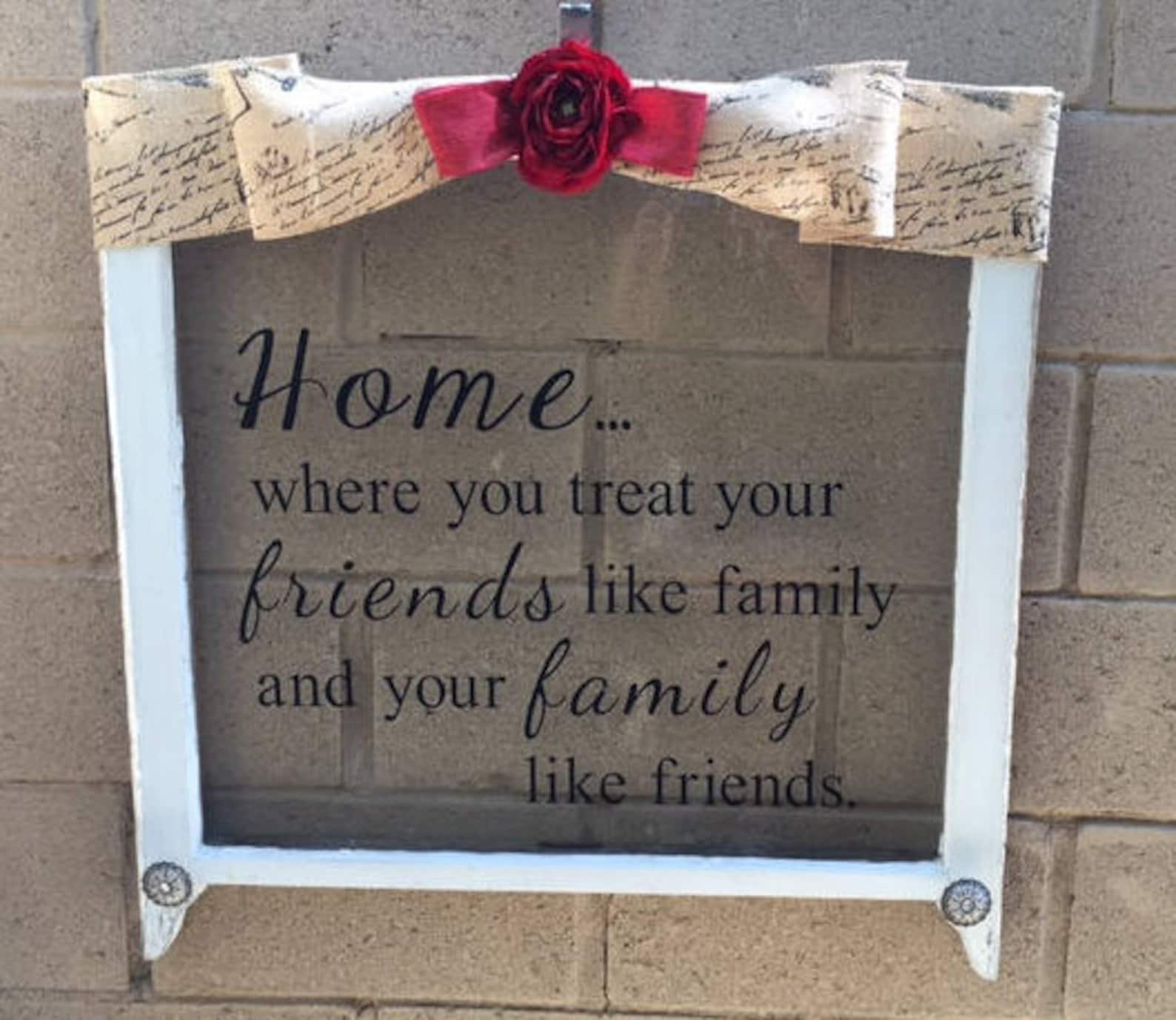 Old Wood Window, Vintage Window, Repurposed Window, Rustic Decor ...