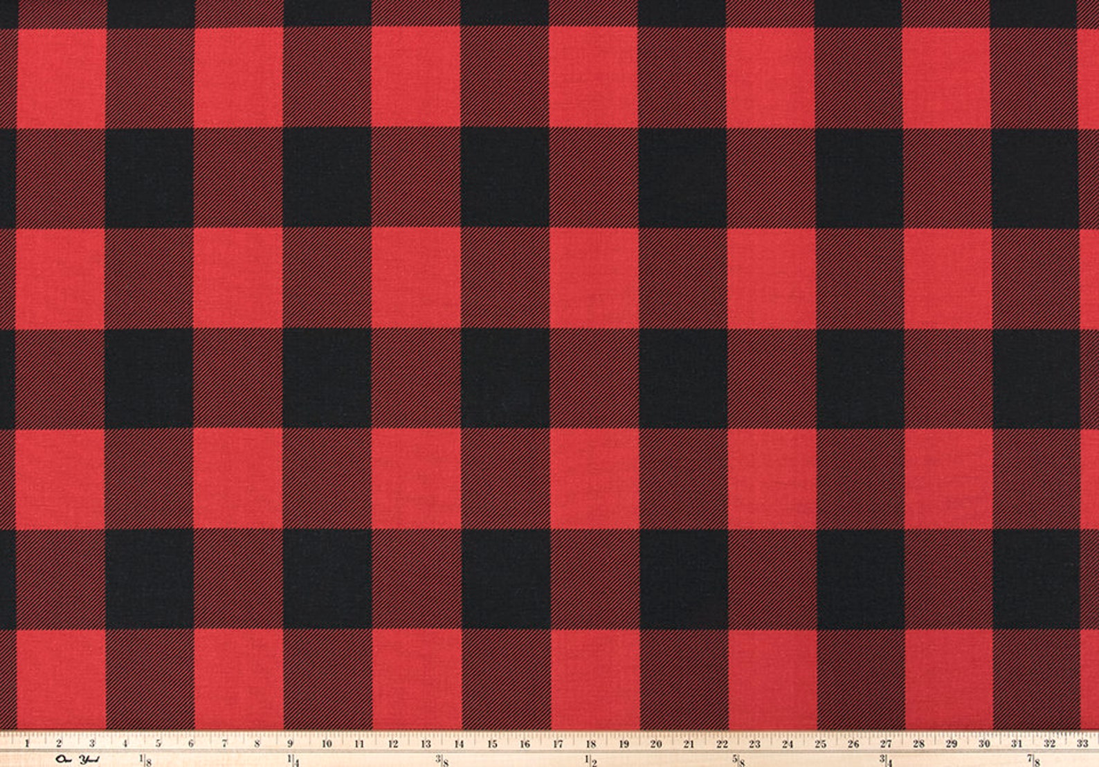 Red and Black Buffalo Check Curtains – Farmhouse Style, Rod Pocket - Etsy