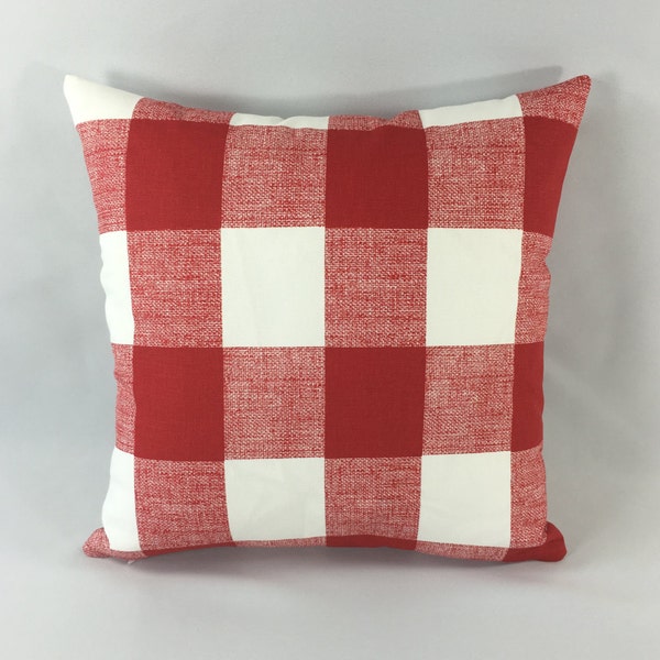 Red Buffalo Check - Etsy
