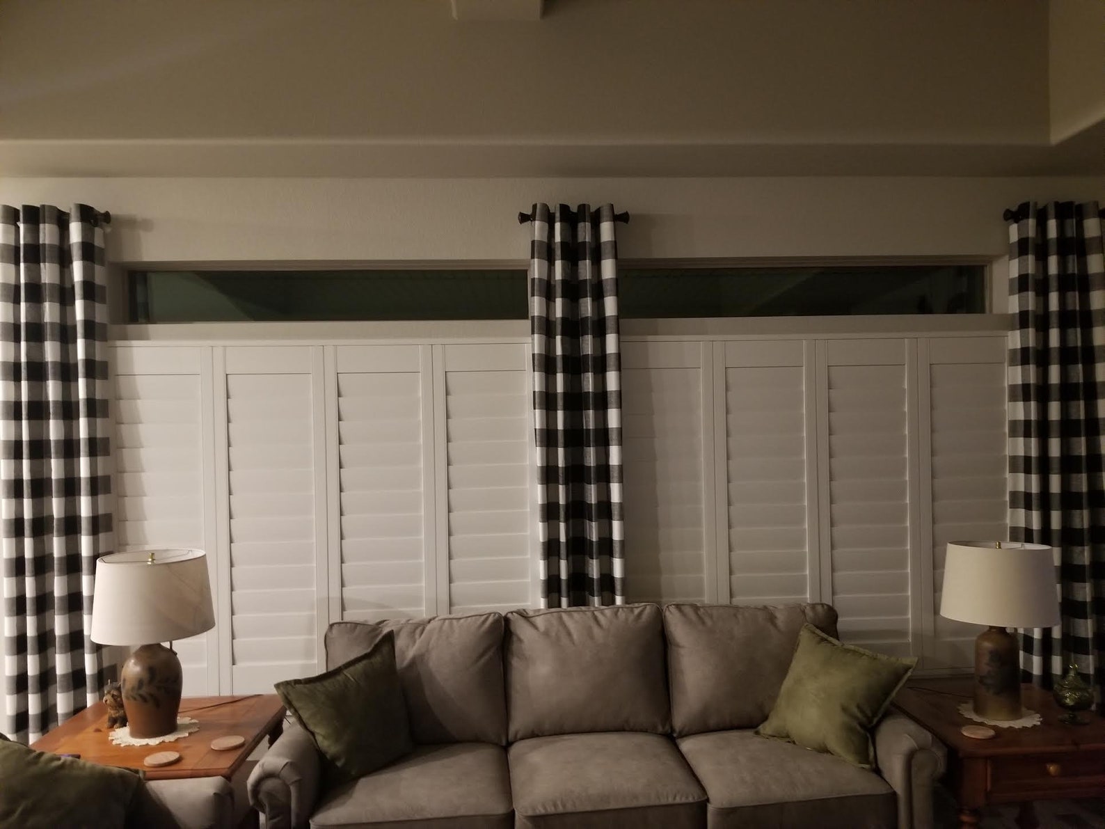 Black and White Buffalo Check Curtains Black Plaid Check - Etsy
