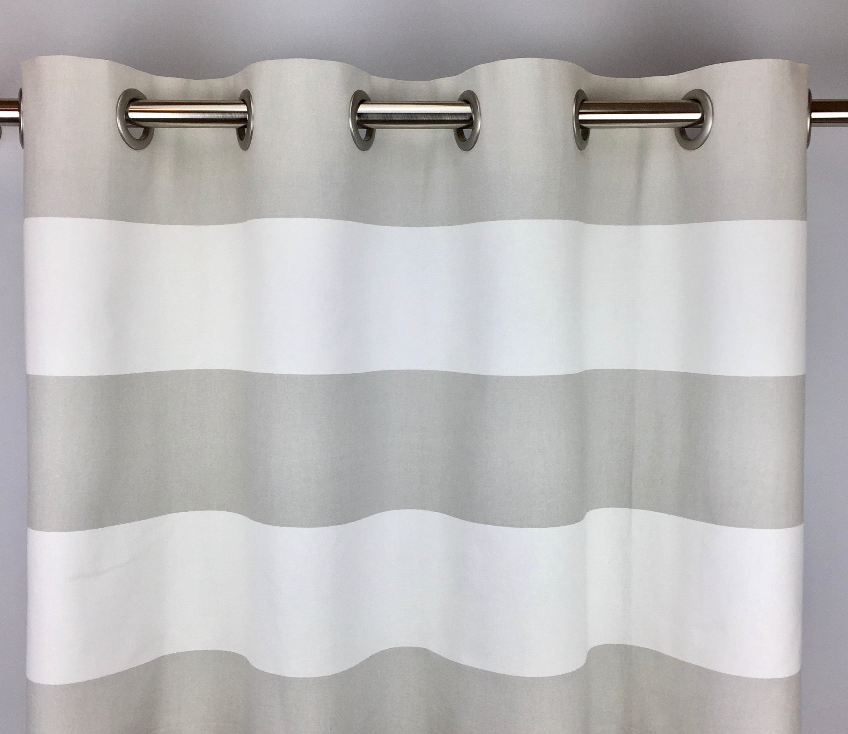 Gray and white curtains store