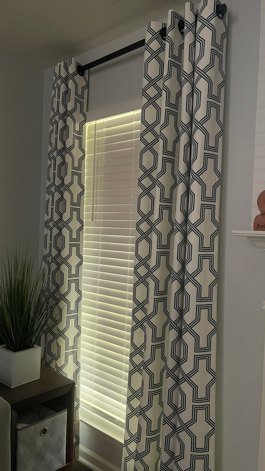 A Pair of 50"w Scott Living Heavyweight Grommet Curtains - Ander ...