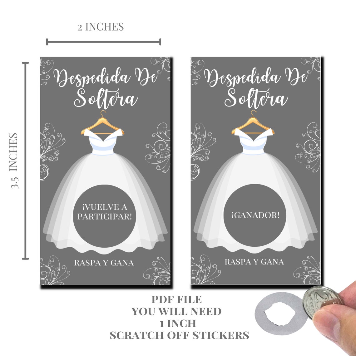 Juegos Para Despedida De Soltera Y Bodas Bridal Shower Games in Spanish ...