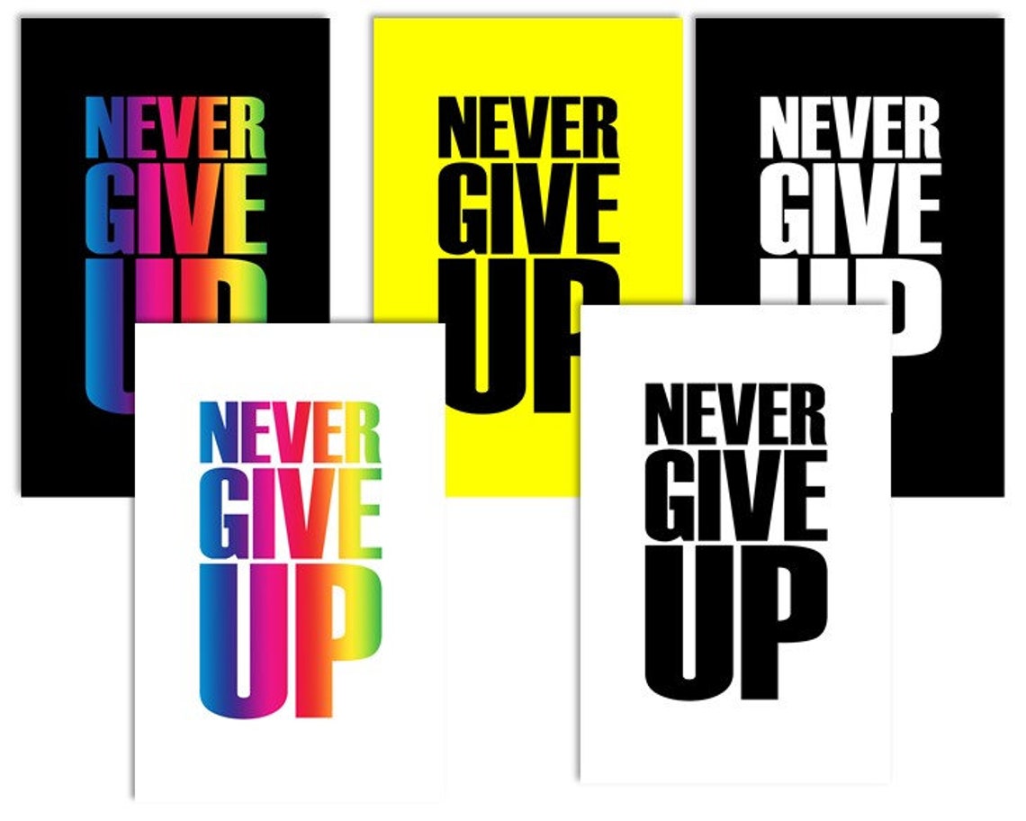 Inspirational Quotes Posters Motivational Quotes Posters Wall Decor ...