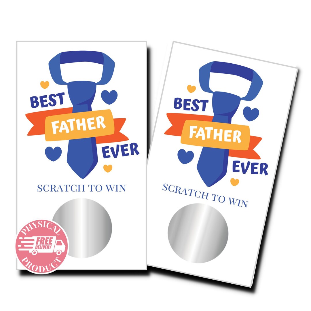 Father's Day Scratch off Card Father's Day Gifts Ideas Father's Day ...