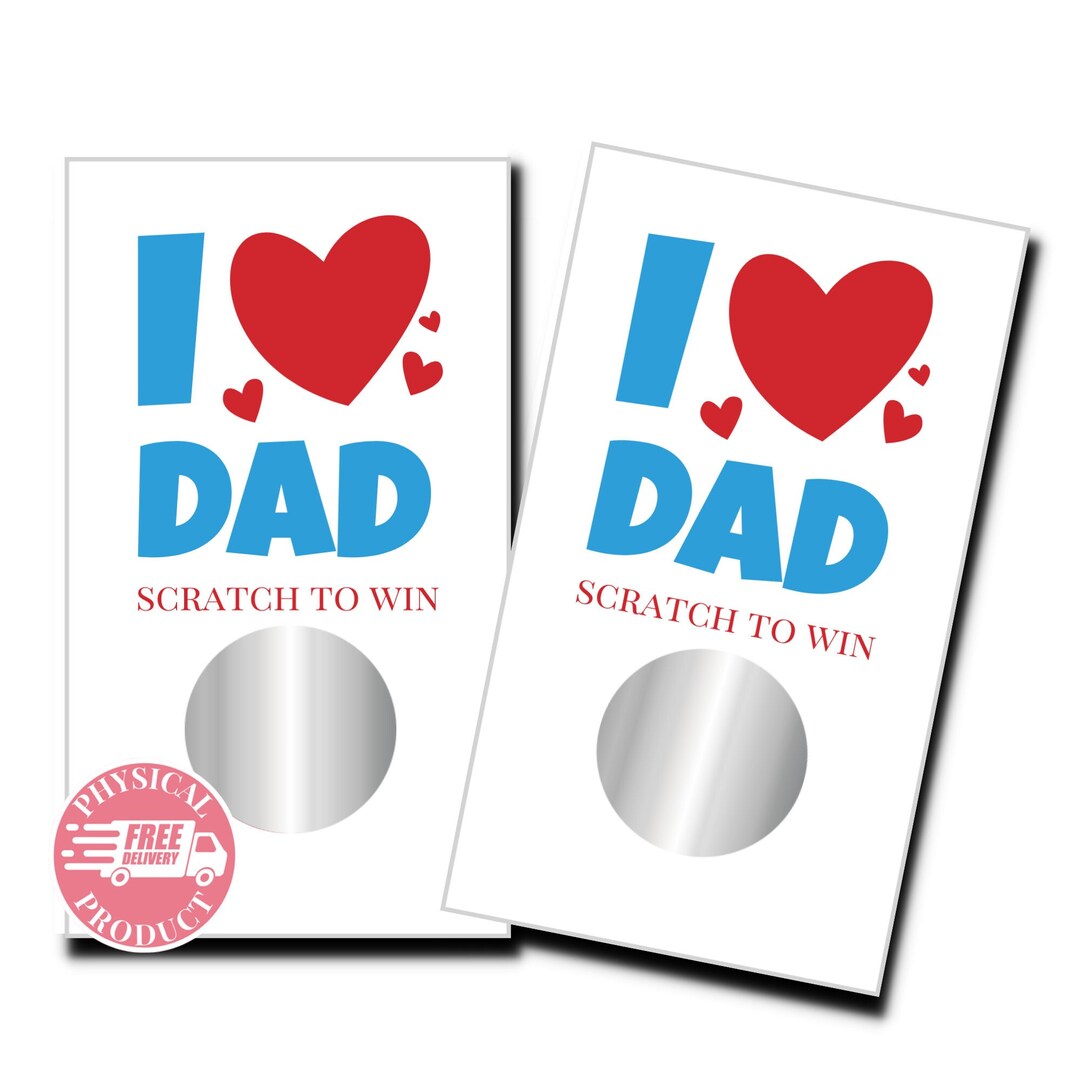 Father's Day Scratch off Card Father's Day Gifts Ideas Father's Day ...
