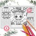 Halloween Placemats for Kids in Spanish | Coloring Books in Spanish ...