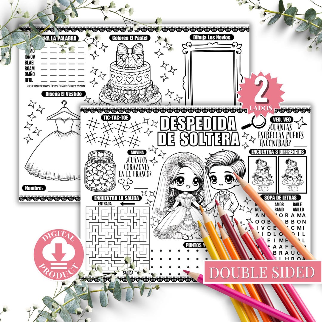 Despedida De Soltera Juegos Para Niños - Juegos Para Boda - Bridal ...