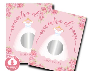 Juegos Para Despedida De Soltera Y Bodas Bridal Shower Games in Spanish ...