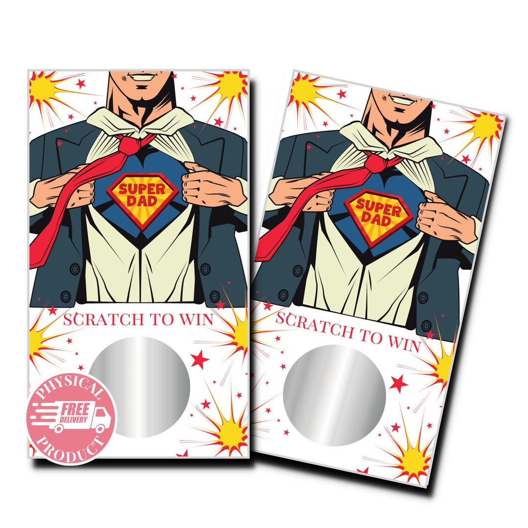 Father's Day Scratch off Card Father's Day Gifts Ideas Father's Day ...