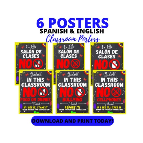Classroom Decor Classroom Posters & Signs - Etsy