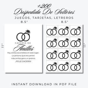 Despedida De Soltera Juegos Mega Bundle 03 - Juegos Para Boda - Bridal ...