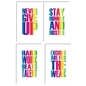 Inspirational Quotes Posters - Motivational Quotes Posters - Wall Decor ...